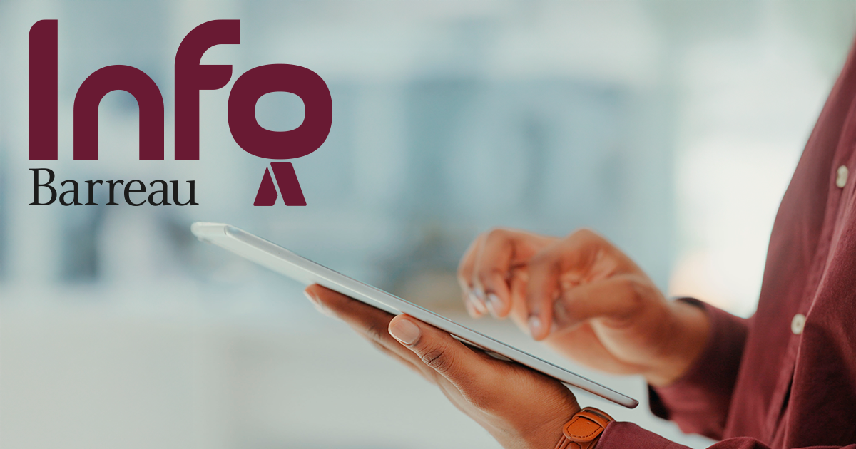 Infolettre Info Barreau | Barreau du Québec